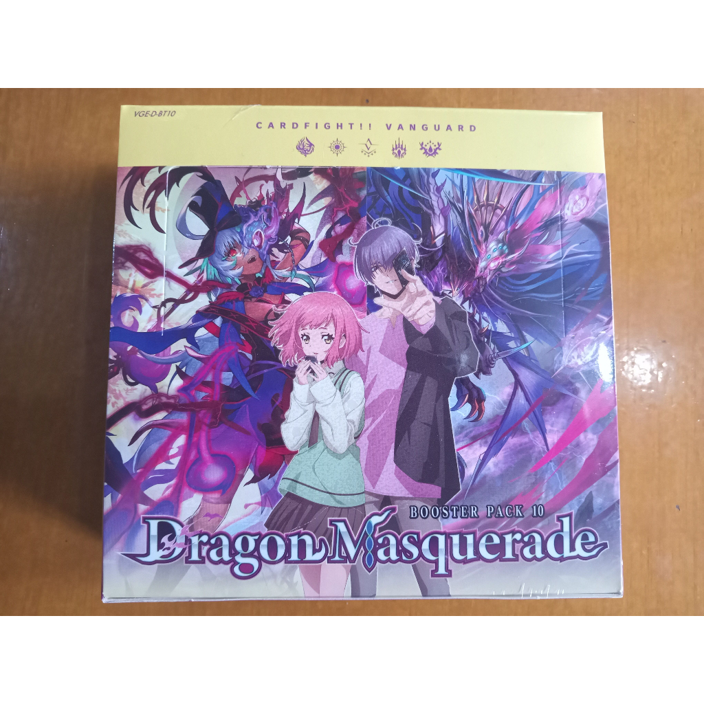 CFV VG-D-BT10: Dragon Masquerade Cardfight Vanguard D Booster Set 10 Sealed Box 16 Packs ...