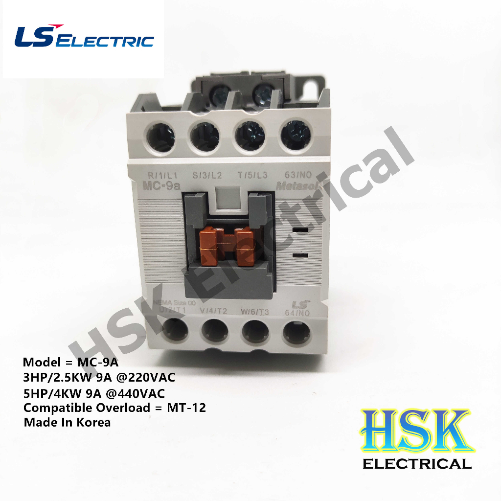 9A to 22A LS Electric Korea Magnetic Contactor MC-9A MC-9B MC-12A MC ...