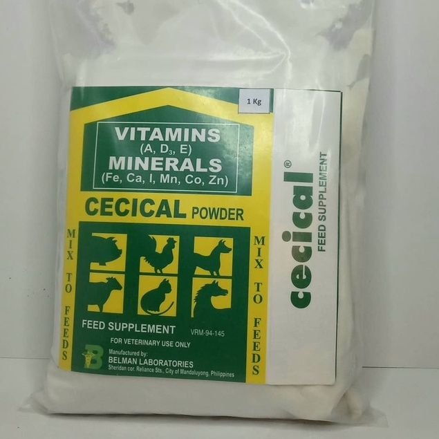 1kg Cecical Powder (Calcium) Feed Additive (Vitamin & Minerals) for ...