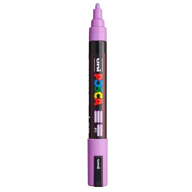 UNI POSCA PC-5M MARKER PASTEL PURPLE | Shopee Philippines