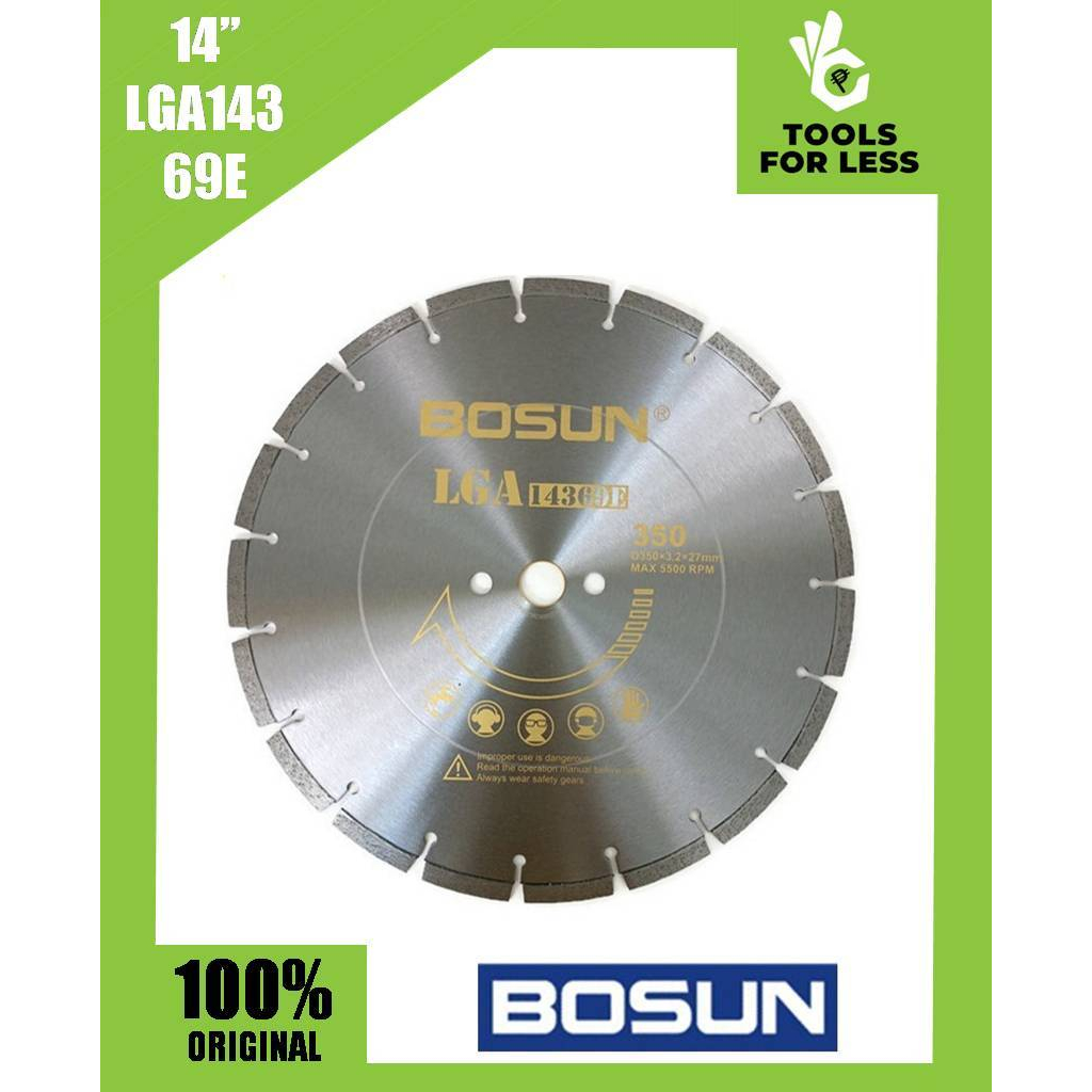 Bosun 14" Diamond Cutting Disc Model: LGA14369E | Shopee Philippines