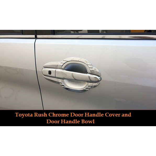 Toyota Rush Chrome Door Handle Cover and Bowl Trim | Shopee Philippines