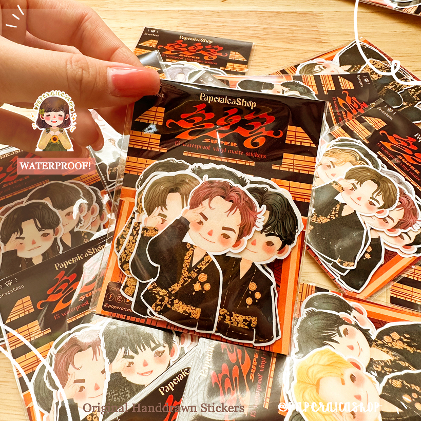 Cute Stickers, Tribute Stickers, Fan Stickers | FSP011 | Paperaicashop ...
