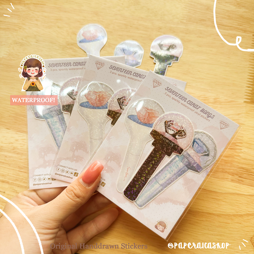 Carat Bong Anniv Stickers, Carat Bbong Stickers, Seven Cute Teen ...