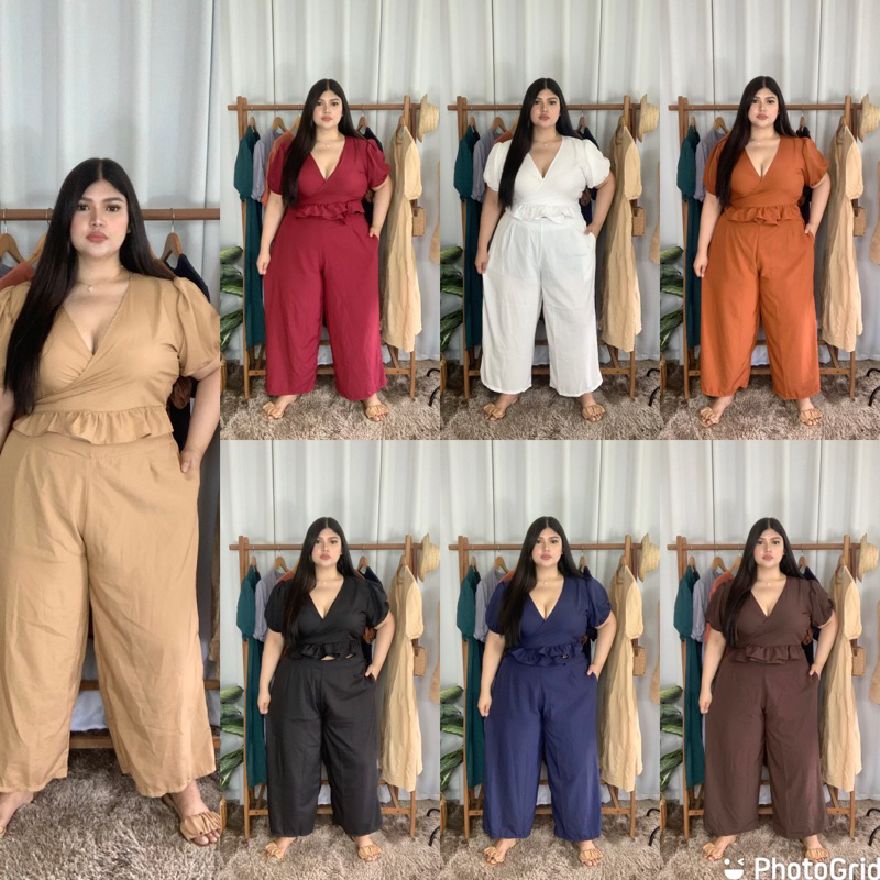 PLUS SIZE : IVANA COORDINATES | Shopee Philippines