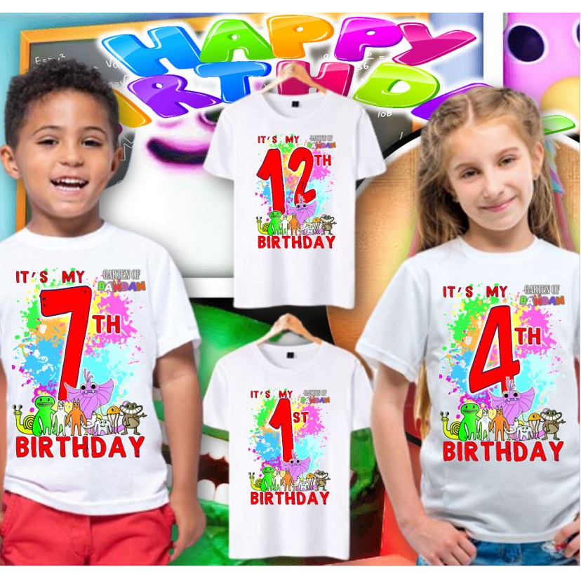 GARTEN OF BANBAN BIRTHDAY KIDS Shirt 2M/ anime CHARACTER TSHIRT 0-12 ...