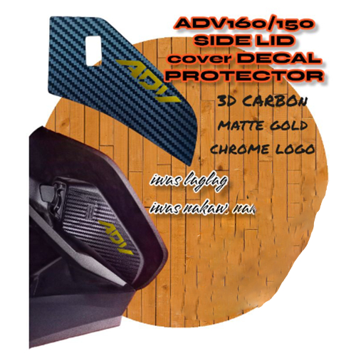 HONDA ADV LID SIDE COVER CARBON DECAL | Shopee Philippines