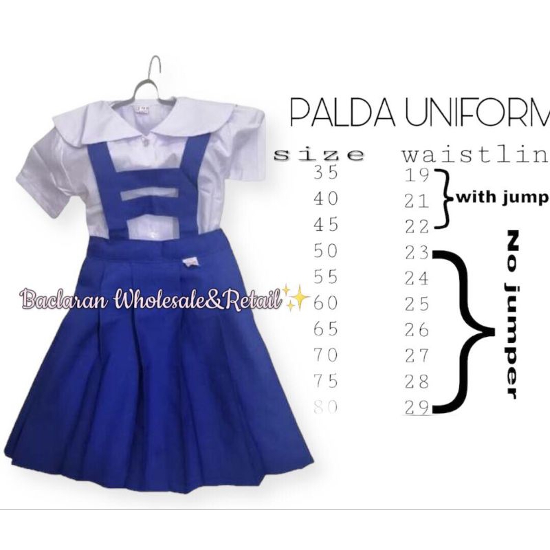 Terno Palda Blouse Uniform ( Pls. Check the size Chart ) | Shopee ...