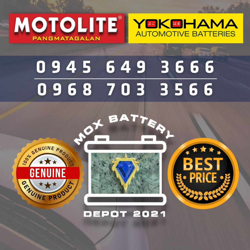 Yokohama Premium Maintenance Free Car Battery 2SM / D26 / N50 (16 ...