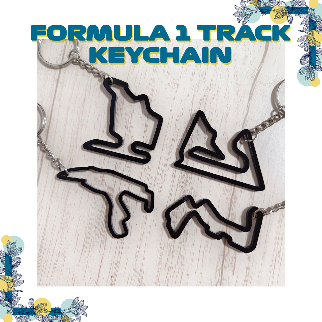 F1 Formula 1 Race Track Acrylic Keychains 3mm PAPOLS | Shopee Philippines