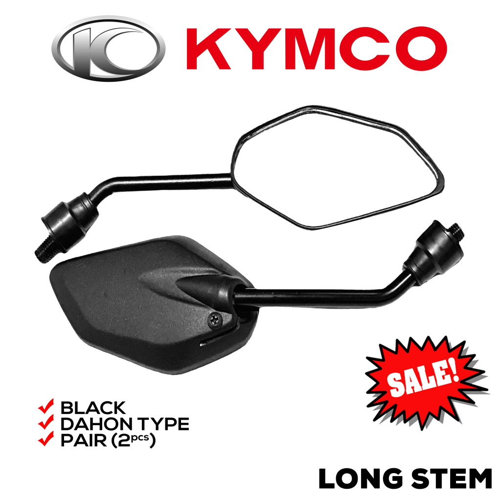 KYMCO S XCITING 400 LONG STEM SIDE MIRROR BLACK UNIVERSAL | COD | ASAAD ...