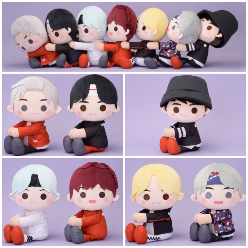 BTS TinyTAN - Jungkook, Jimin, RM, J-Hope, Suga & Jin Special Sticky / Attaching / Kuttsuki ...