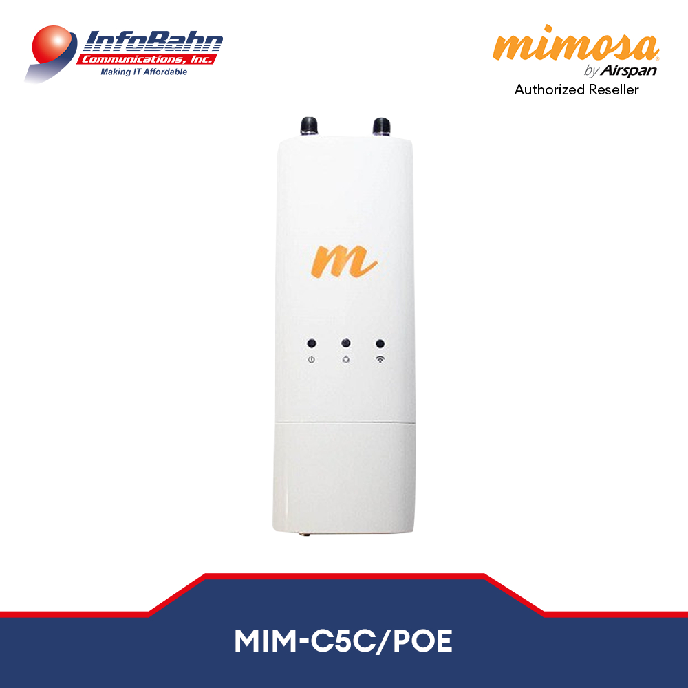 Mimosa C5c with 24 Volts POE Bundle 4.9-6.4 GHz 27 dBm 802.11ac SMA C5c ...