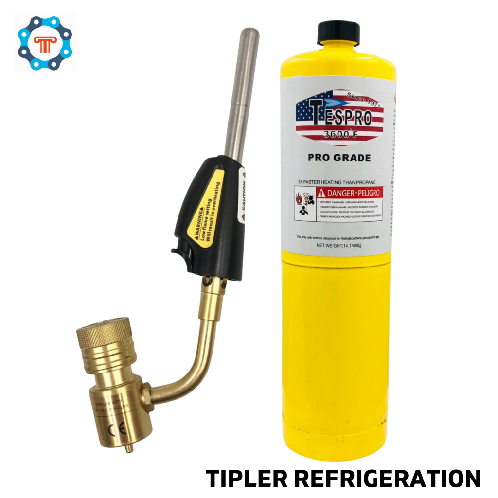 Welding & Soldering Hand Torch with Igniter and Mapp Gas (14oz) for ...