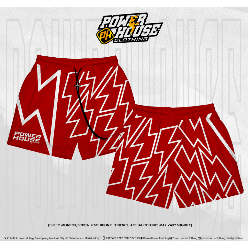 PH RED FULL SUBLIMATION MESH SHORT | Shopee Philippines