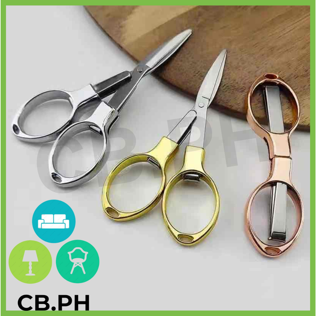 CB.PH Handy Multi User Mini Folding Scissors Pocket Travel Small Cutter ...