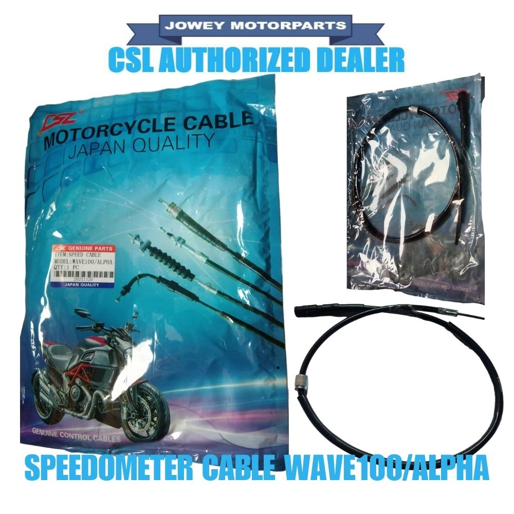 CSL SPEEDOMETER CABLE WAVE100/ALPHA JAPAN QUALITY | Shopee Philippines