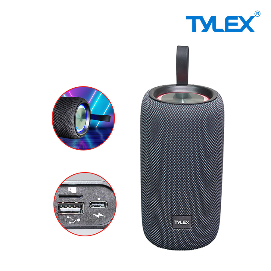 Tylex XSP01 Portable Bluetooth Speaker with RGB Light 5.3 Bluetooth TWS ...