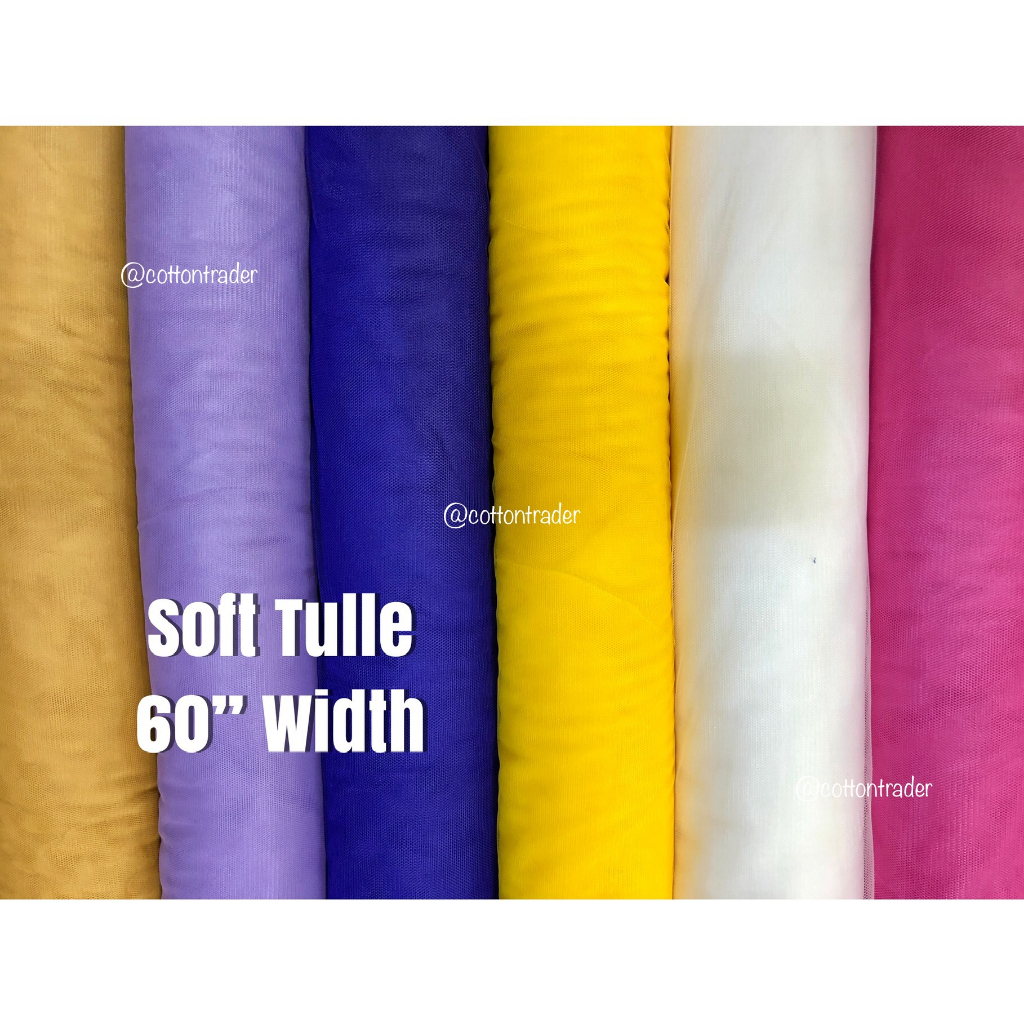 Soft Tulle 60" Width TELA/FABRIC ONLY (YARD) | Shopee Philippines