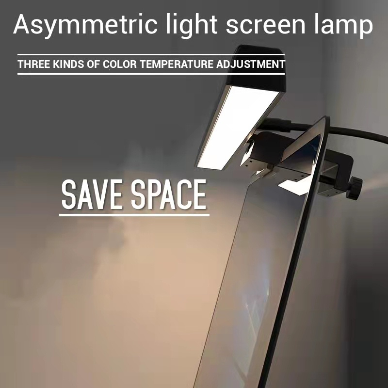 Light Desk Lamp Computer Laptop Screen Hanging Light Table Lamp For LCD ...