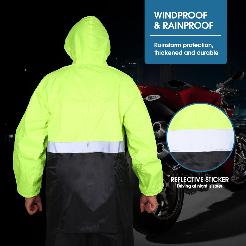 JBEE F0963 New Fashion Raincoat Set Universal Riding Rain Takeaway ...