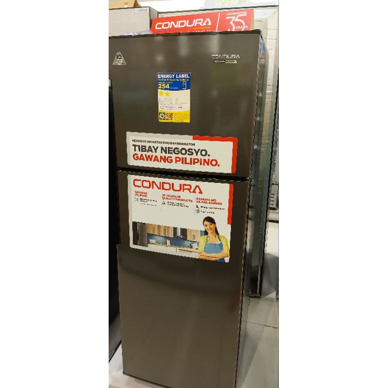 CONDURA 7.5cuft two door INVERTER DIRECT COOL NEGOSYO REF SERIES ...