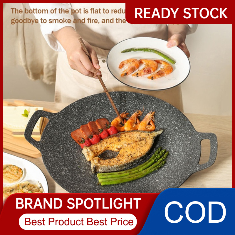38/36/34/32/30/28/24cm Maifan Stone Grill Pan Korean BBQ Grill Pan ...
