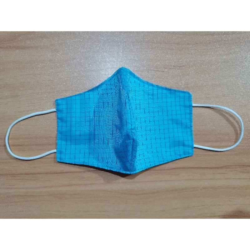 anti static ESD masks-blue color (3D design) white/ light cream na tela ...