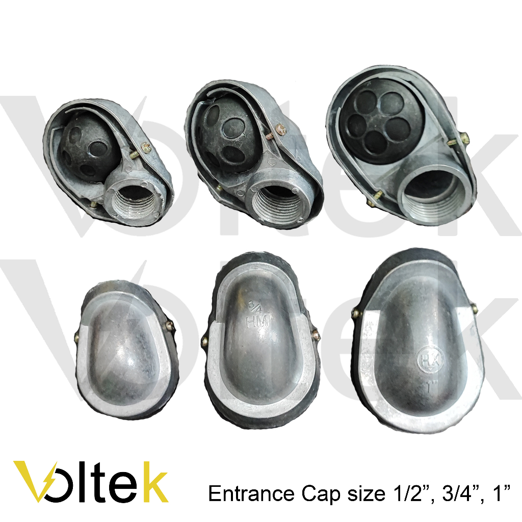 Entrance Cap size 1/2", 3/4", 1" inch | Shopee Philippines