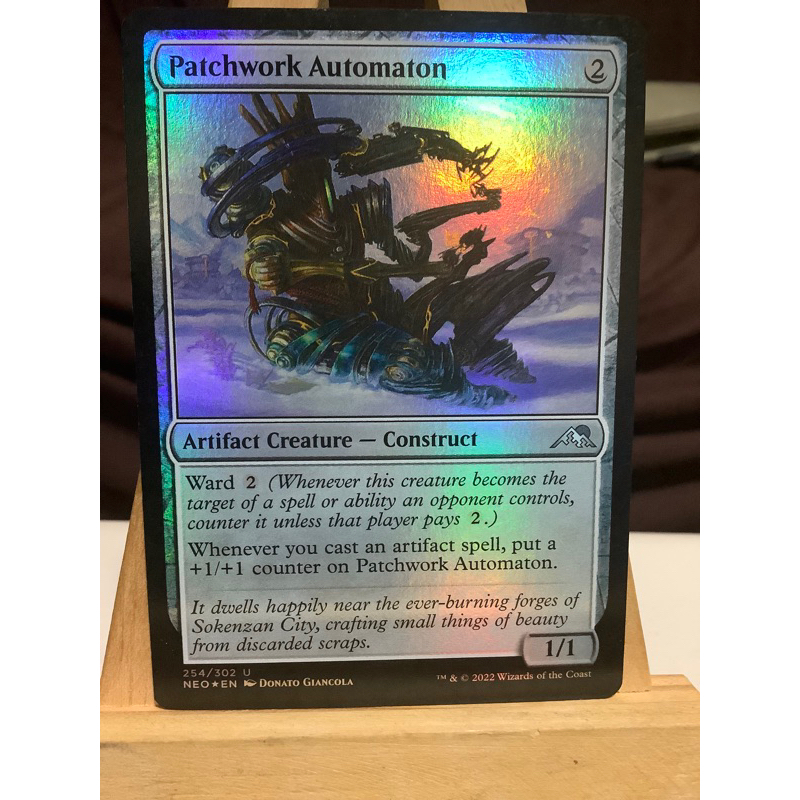 MAGIC: The Gathering - Patchwork Automaton FOIL (Kamigawa: Neon Dynasty ...