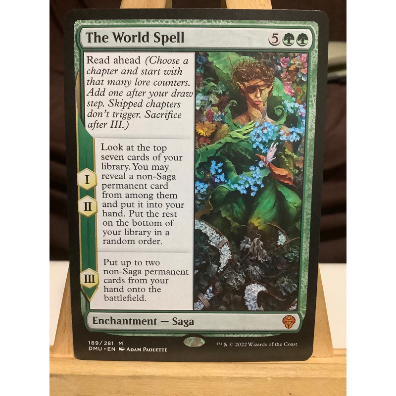 MAGIC: The Gathering - The World Spell (Dominaria United) | Shopee ...