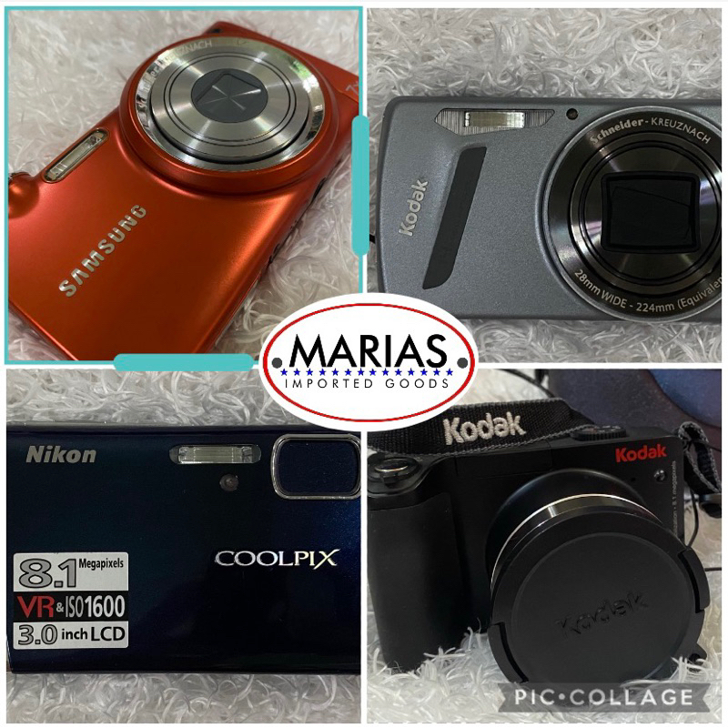 Preloved camera/ Secondhand Digital cameras different brands digicam ...