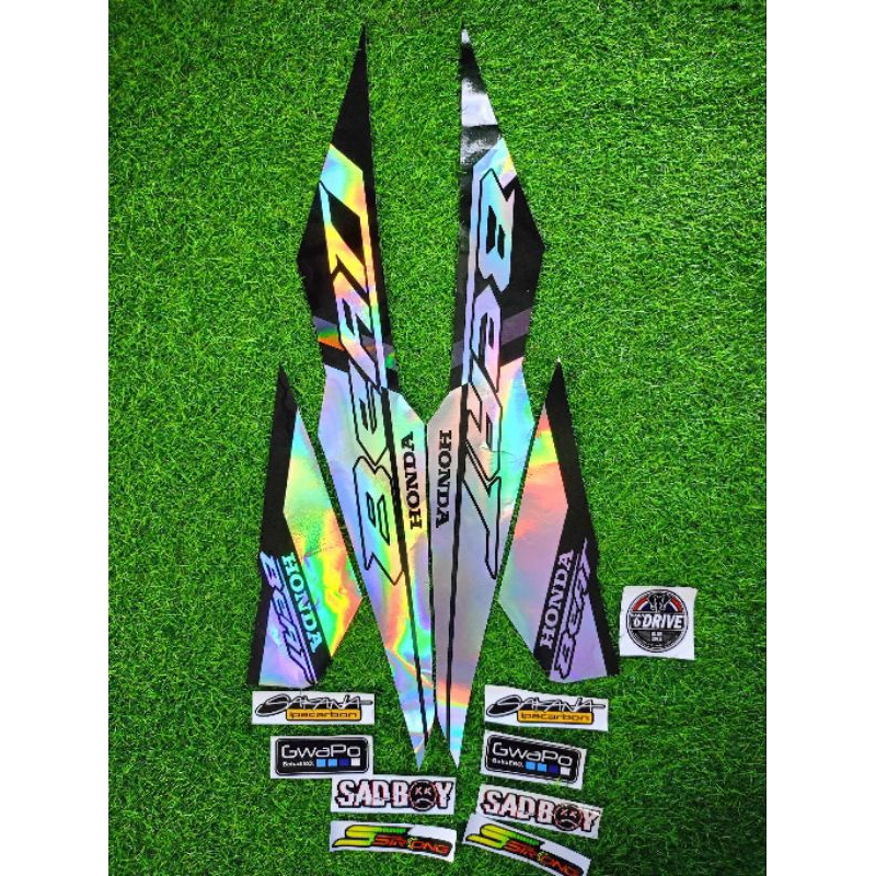 HONDA BEAT FI V2 STOCK SIZE DECAL DESIGN | Shopee Philippines