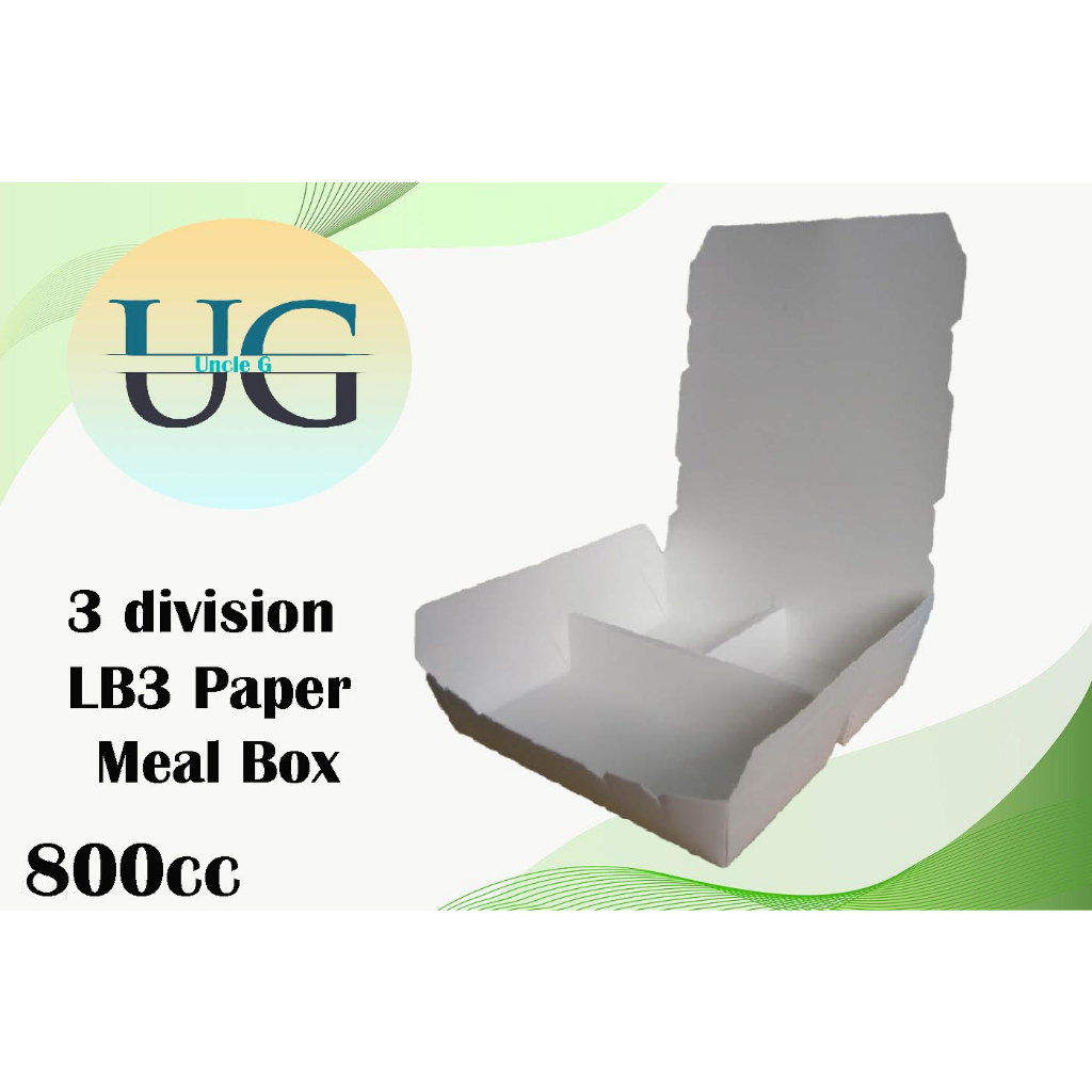 Laminated Paper Meal Box 25pcs per pack Spaghetti/Lb1/Lb2/Lb3 | Shopee ...