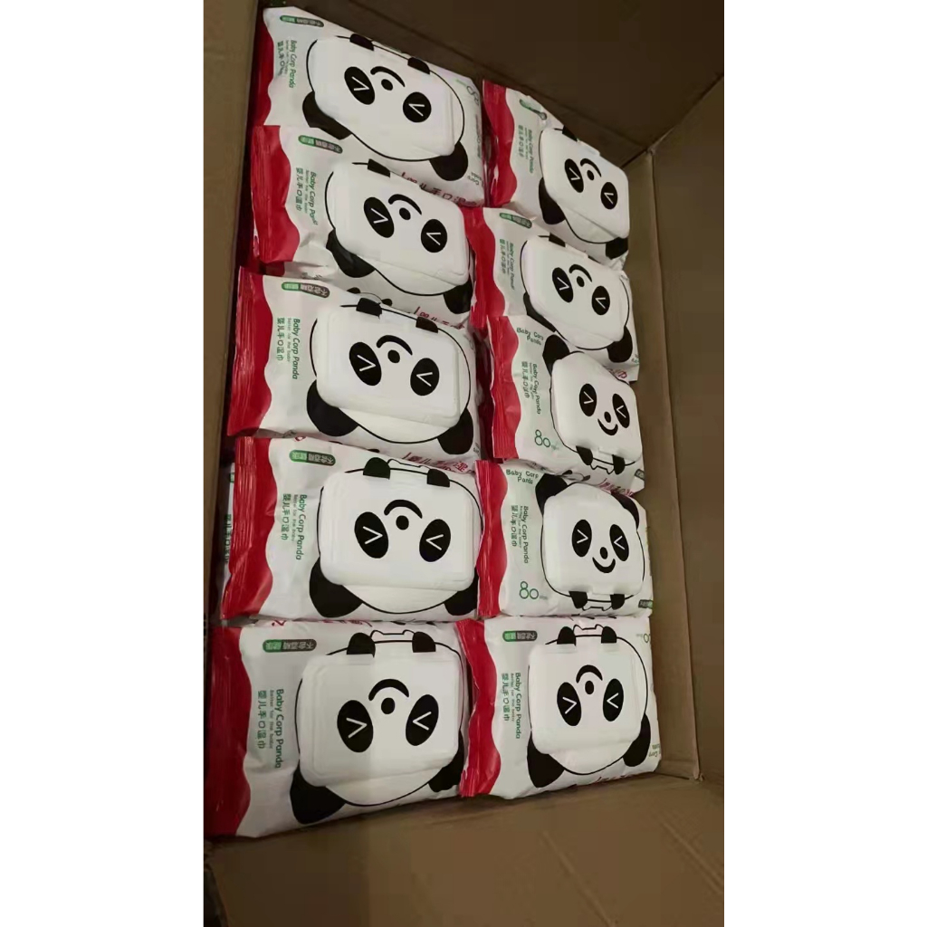 ( SET OF 5 ) RUNBEIER BABY WIPES/BABY WIPES CORP PANDA/BELLA WIPES ...