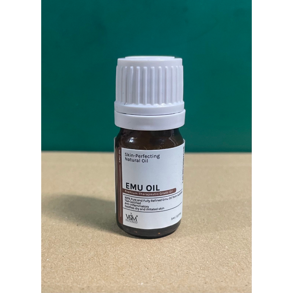 V&M Naturals EMU Oil 5ml I Skin Perfecting Natural Oil Acne Allergy ...