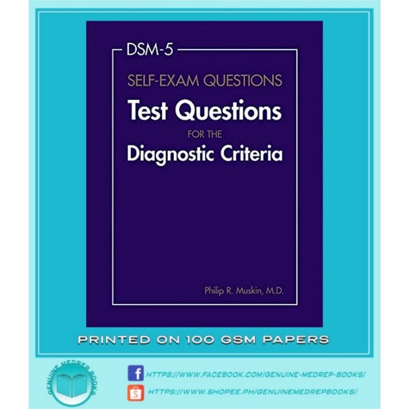 DSM-5 SELF-EXAMINATION QUESTIONS: TEST QUESTIONS FOR THE DIAGNOSTIC ...