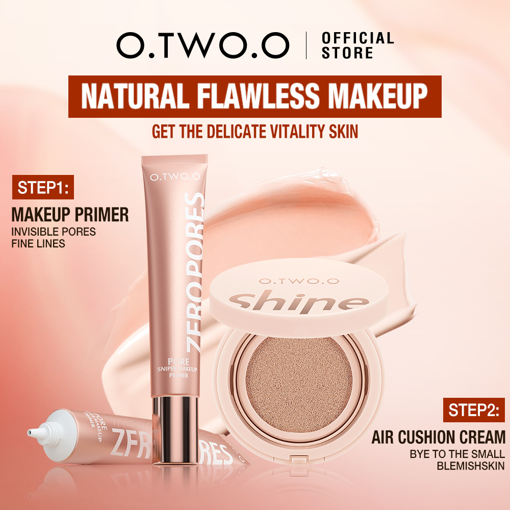 O.TWO.O Face Makeup Set 2pcs Makeup Primer + Air Cushion BB Cream ...