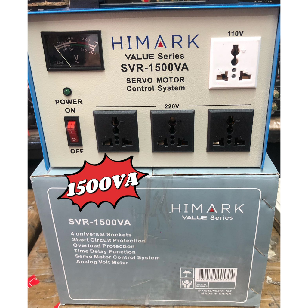 HIMARK SVR-2000VA SERVO MOTOR AVR 2000W [variant also available 1000VA ...