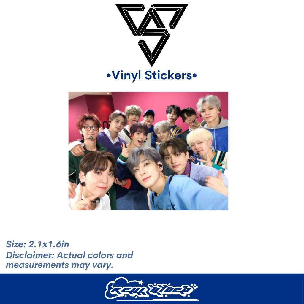 Seventeen Sticker Kpop Vinyl Stickers WATERPROOF | Shopee Philippines