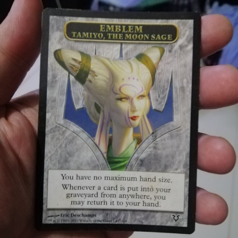 1 PLAYED Tamiyo, the Sage Moon EMBLEM MTG card magic commander EDH ...
