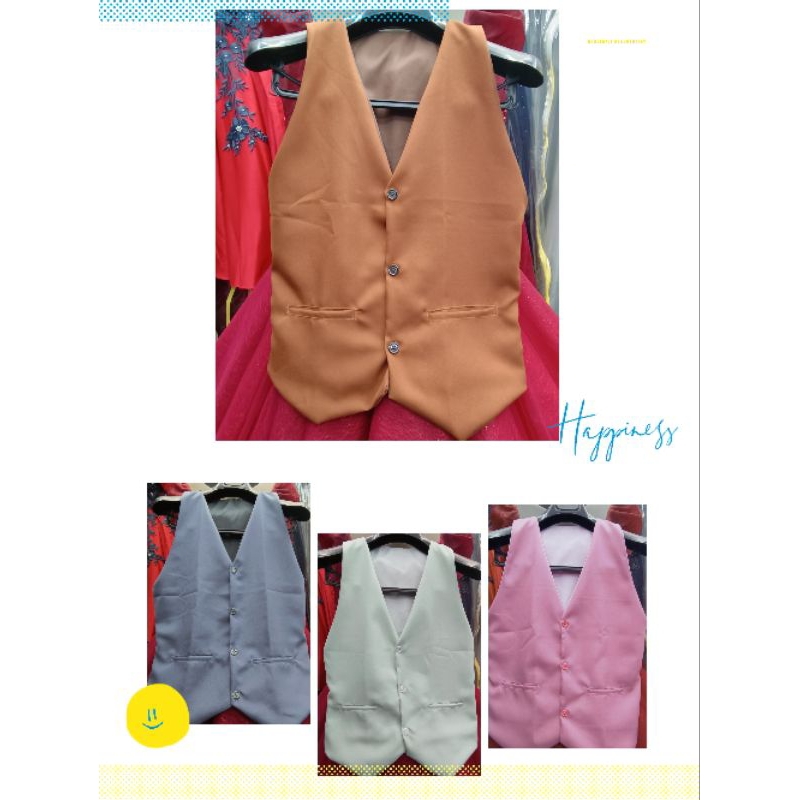 Vest for Men/Katrina fabric | Shopee Philippines