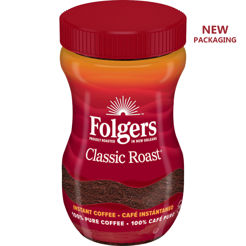 Folgers Classic Roast Instant Coffee, BB: OCT 2025, 200g, CANADA ...