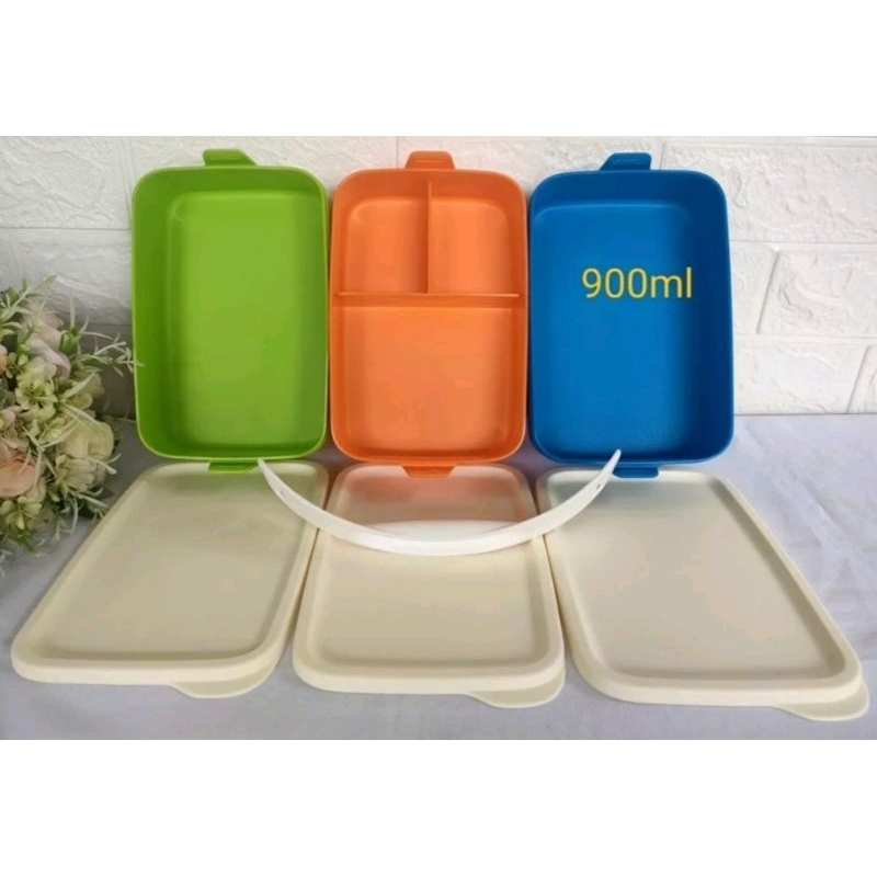 Tupperware Click to Go Rectangle (3 LAYER) | Shopee Philippines