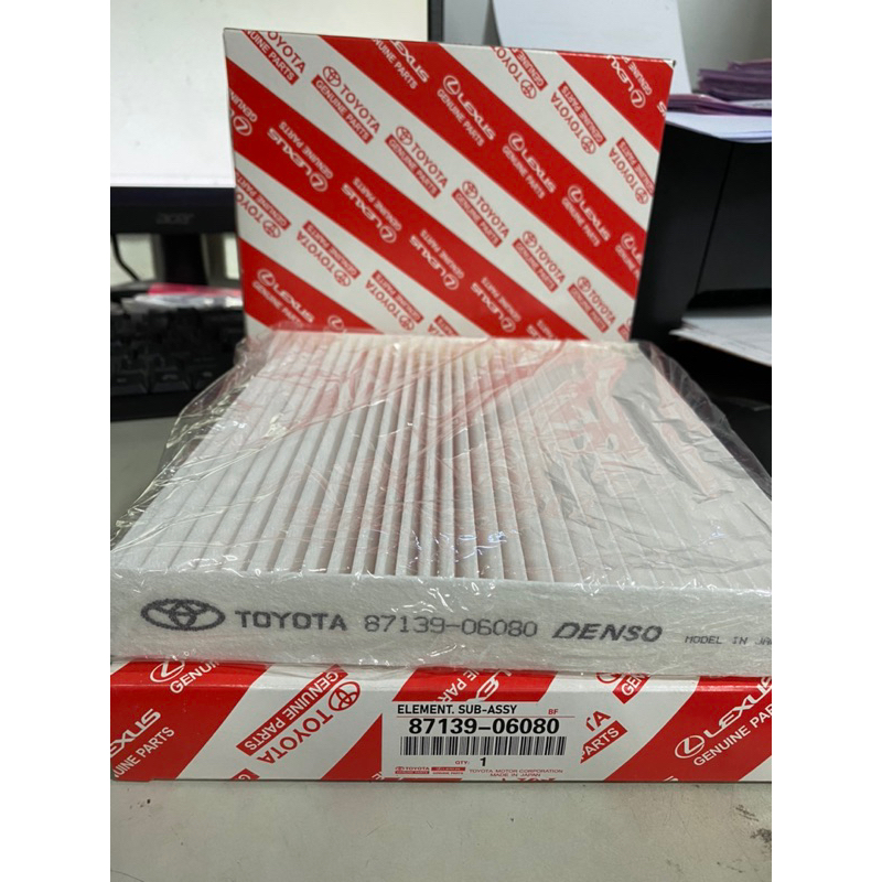 AIRCON / CABIN FILTER 87139-06080 TOYOTA ALTIS, VIOS, FORTUNER, INNOVA ...