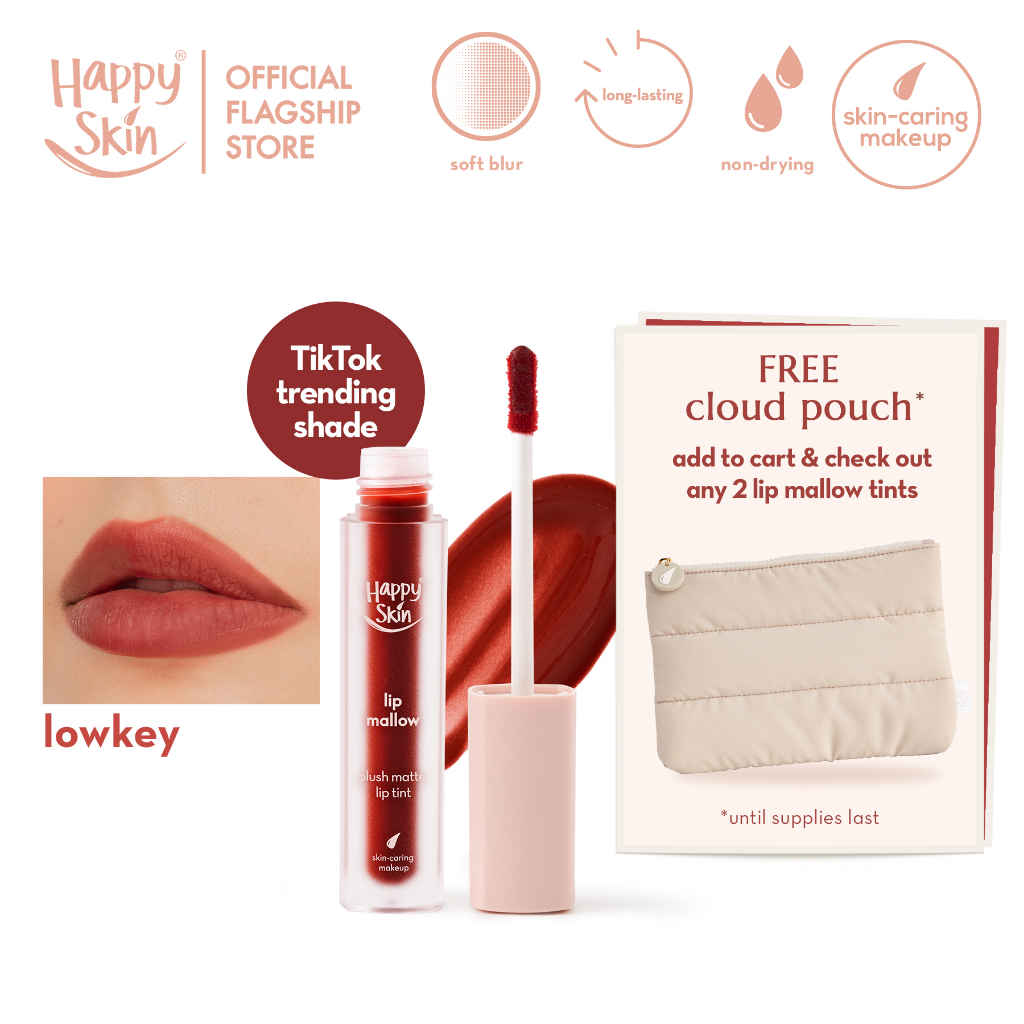 Happy Skin Lip Mallow Tint in Lowkey | Shopee Philippines