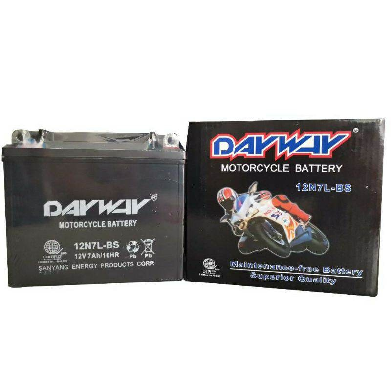 DAYWAY Motorcycle Batteryheavy Duty Battery Charger 3L, 4L, 5L, 6.5L, 7L | Shopee Philippines