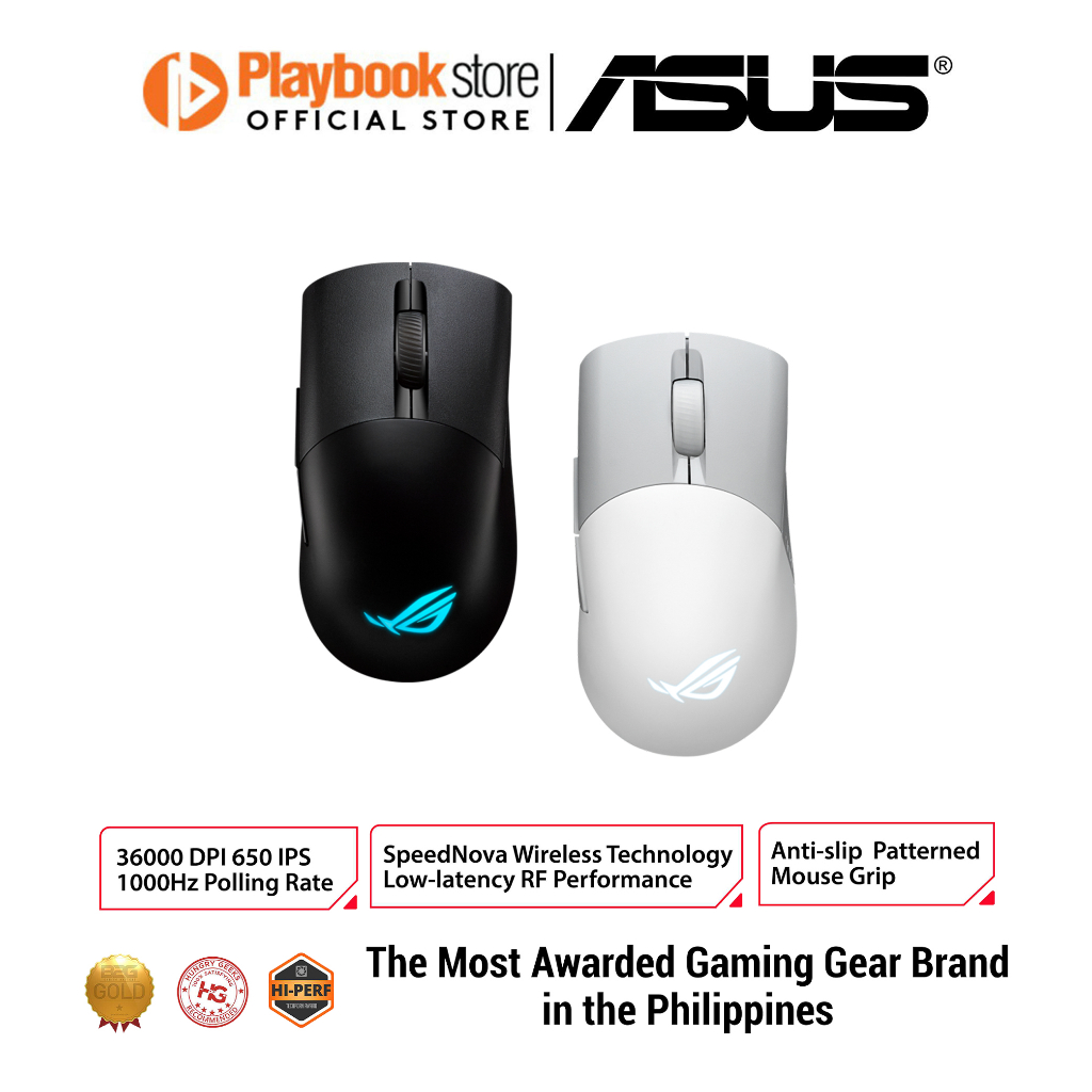 Asus ROG P709 Keris Aimpoint 36000 Dpi Aura Lighting Tri Mode Connectivity Wireless Gaming Mouse ...