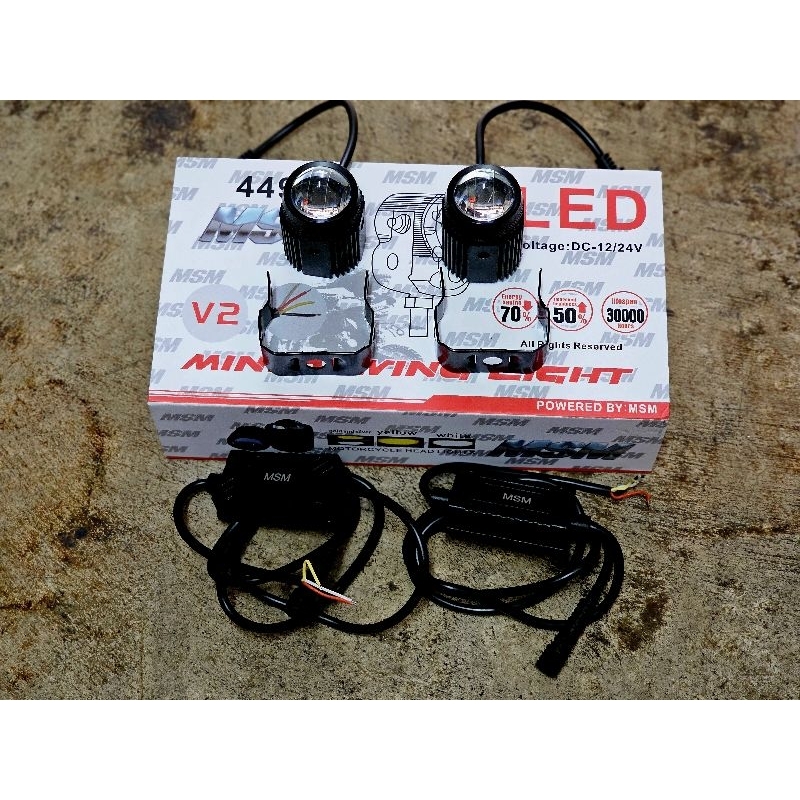 MSM Mini Driving Light v2 20watts | Shopee Philippines