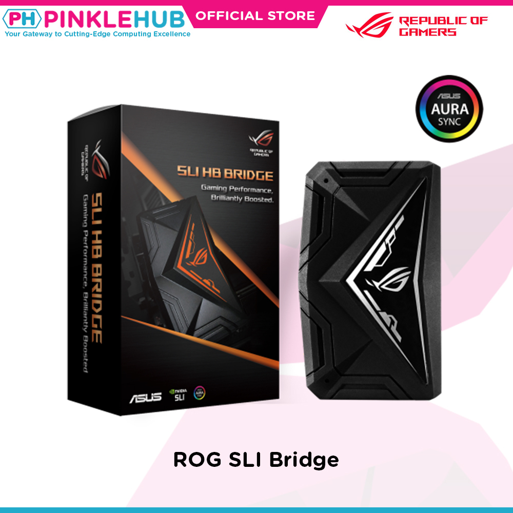 ASUS ROG SLI High-Bandwidth Bridge with Aura Sync RGB for Silky-Smooth Gameplay | Shopee Philippines